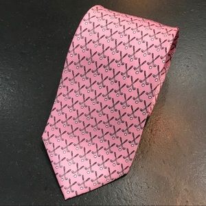 Sero | Accessories | 0 Silk Golf Graphic Tie Preppy Country Club | Poshmark